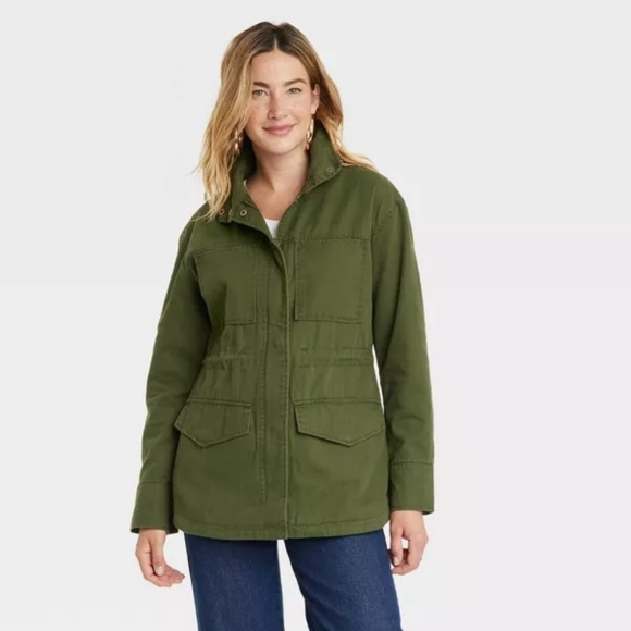 Universal Thread | Jackets & Coats | Universal Thread Womens Khaki ...